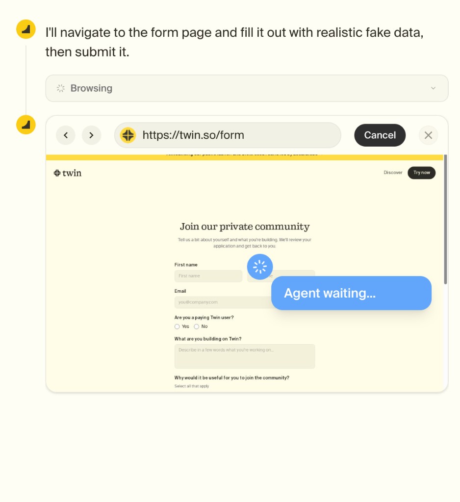 Web Agent - Twin documentation